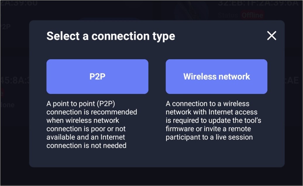Tool Connection Modes - Inspectron