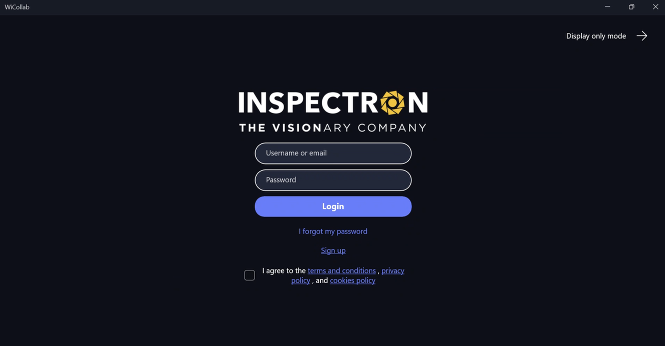 Login - Inspectron