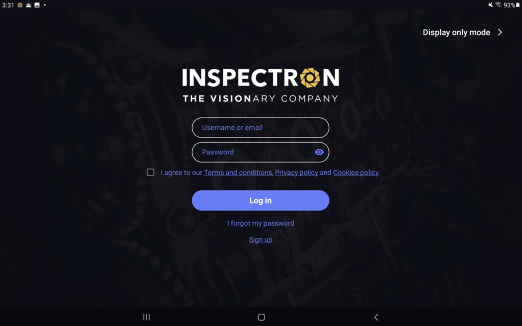 Login - Inspectron