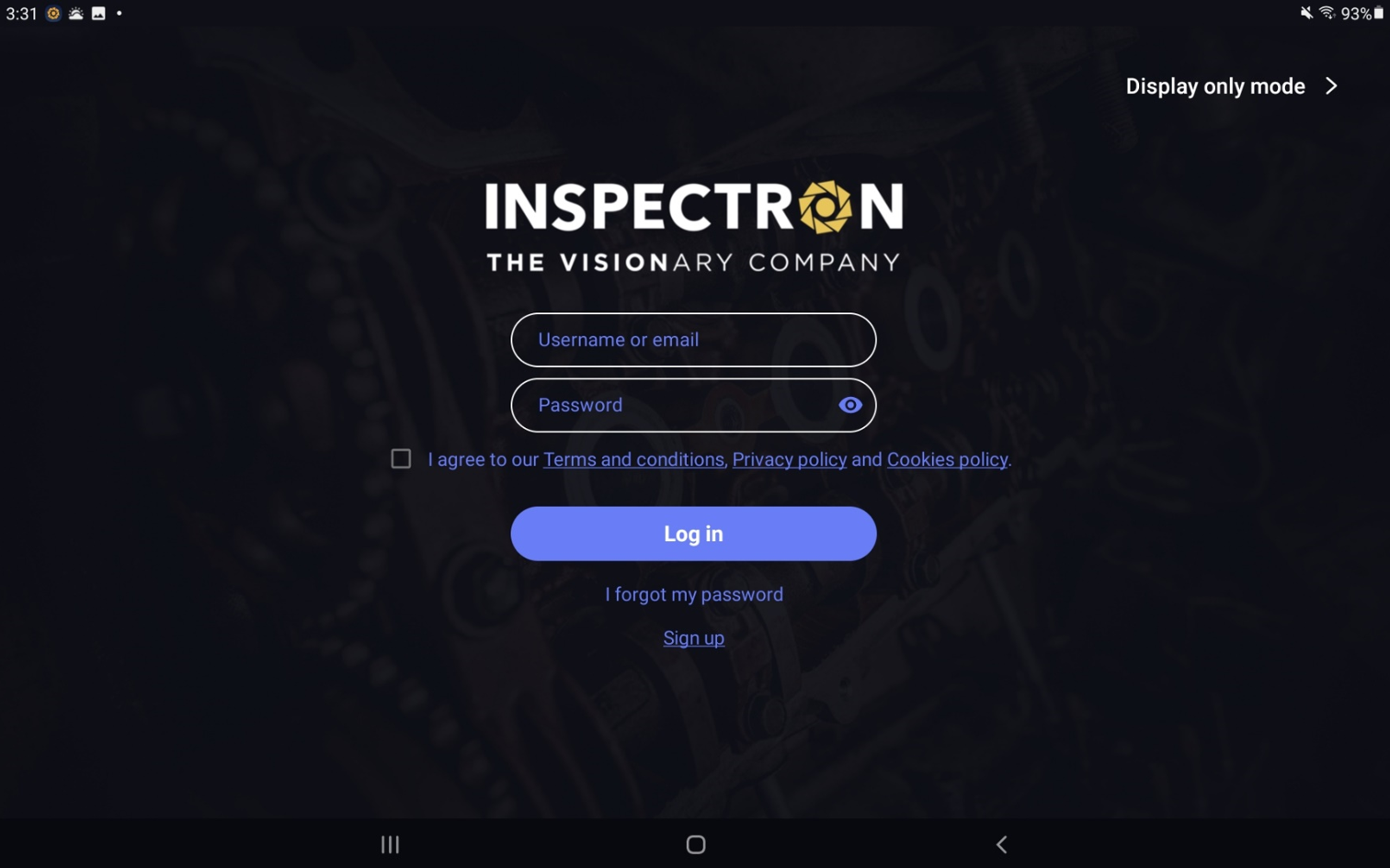 Login - Inspectron